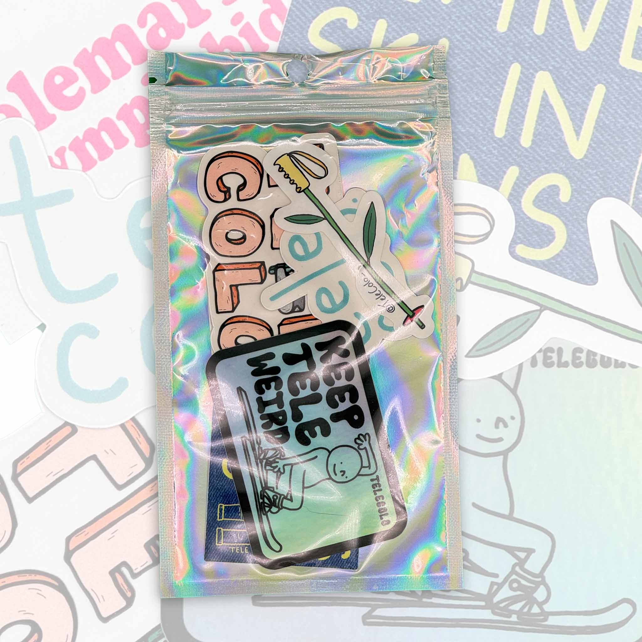 TELE COLO Sticker Pack (6x) w/ Optional Patch